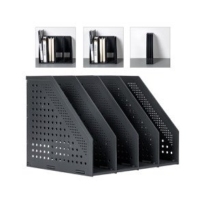 Deli Collapsible Magazine File Holder/Desk Organizer for Office ...